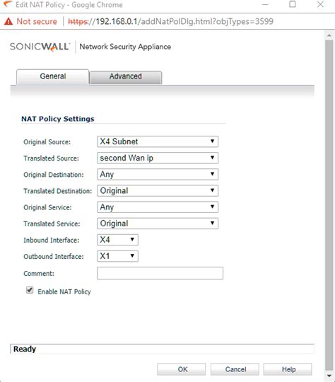 how to configure secondary ip address on the wan interface for a eroppa