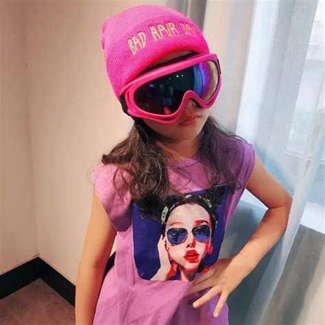 Зимняя теплая шапка для маленьких мальчиков и девочек с буквенным принтом Вязаные Лыжные шапки