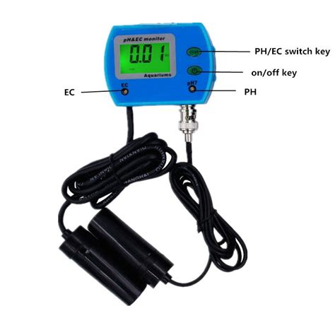 2 In 1 Ph Meter Ec Meter For Aquarium Multi Parame Vicedeal