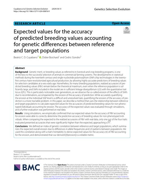 Genomic Accuracy Pdf