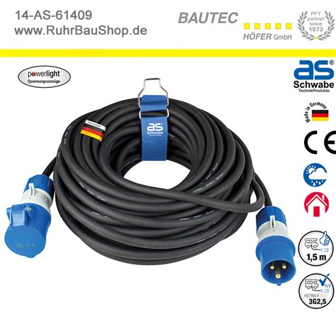 Camping Verlengsnoer Met Powerlight M RuhrBauShop De