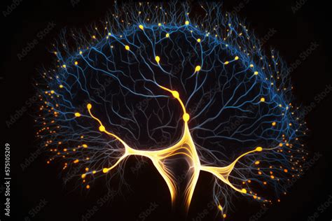 Illustration Neural Connections A Tree With Branches In The Form Of