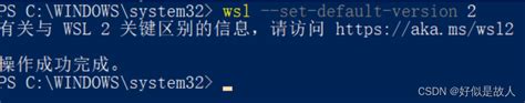 在 Win系统安装 Ubuntu2004子系统 Wsl2 （默认是c盘，第7步开始迁移到d盘，也可以不迁移）windows通过wsl安装ubuntu2004 Csdn博客