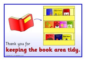 Tidy Up Chart For Grade R Ponasa