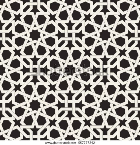 Seamless Pattern Intersecting Stripes Poly Lines Stock Vector Royalty Free 557777242