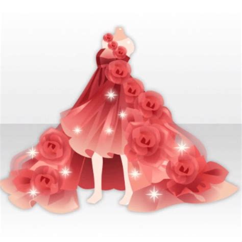 Rose Dress Anime Outfits Anime Dress