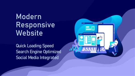 develop a modern and fully responsive wordpress website by
