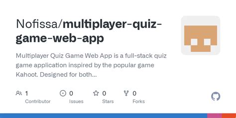 Github Nofissamultiplayer Quiz Game Web App Multiplayer Quiz Game Web App Is A Full Stack