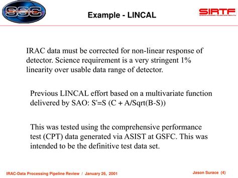 ppt irac pipeline data analysis and pipeline validation plan