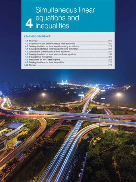 C 04 Simultaneous Linear Equations And Inequalities Pdf Equations System Of Linear Equations