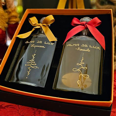 2 Bottiglie In Confezione Regalo Alma De Lux