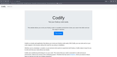 Htb Codify Acaard