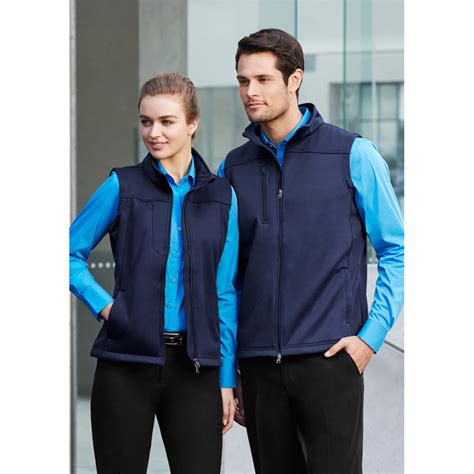 Decorated Mens Softshell Vests Corporate Wear Promotion Products