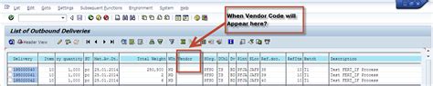 When Vendor Code Will Be Displayed In Report Va05n Sap Community