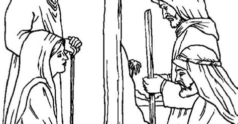 Kleurplaat De Herders In De Stal 1