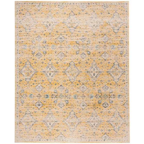 Safavieh Evoke Elias Gold Ivory 10 Ft X 14 Ft Indoor Area Rug The