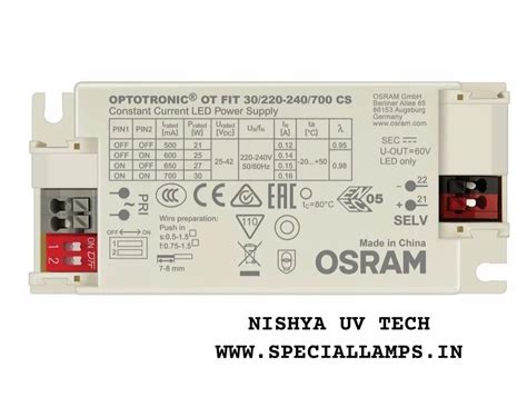 Osram Optotronic Ot Fit 30220 240700 Cs Led Driver At ₹ 500piece