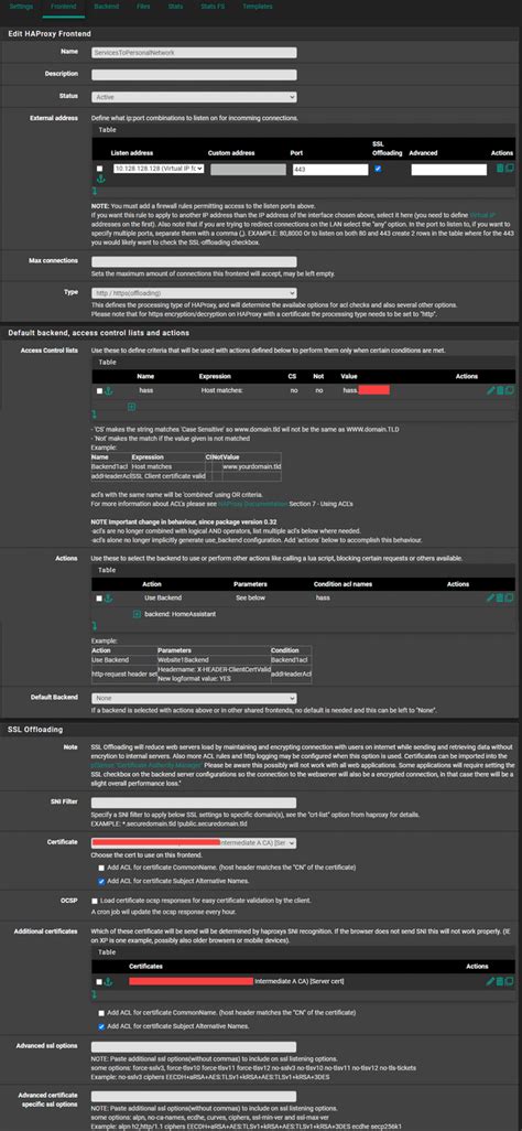 Issue With Haproxy For Internal Reverse Proxy Of Services Rpfsense