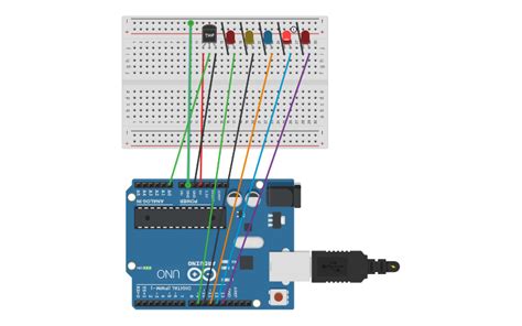 Circuit Design แบบฝึกหัด Lab ครั้งที่ 8 เรื่อง Tmp 36 Tinkercad