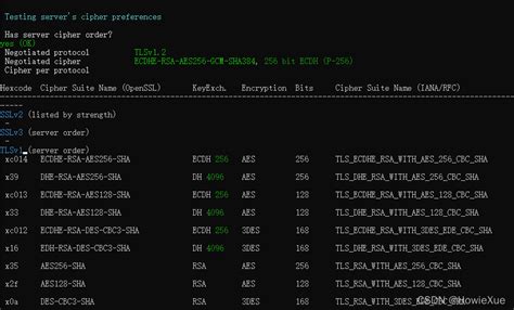 tls ssl测试神器：testssl sh安装使用说明 csdn博客