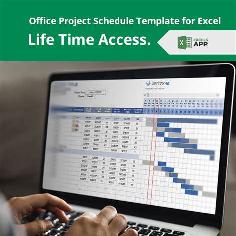Office Project Schedule Template For Excel Excels App