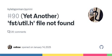 Yet Another Fst Util H File Not Found Issue Kylebgorman Pynini GitHub