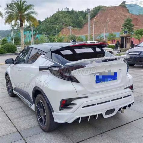 Rear Trunk Lid Spoiler Wings Body Kit For Toyota Chr 2018 2019 2020