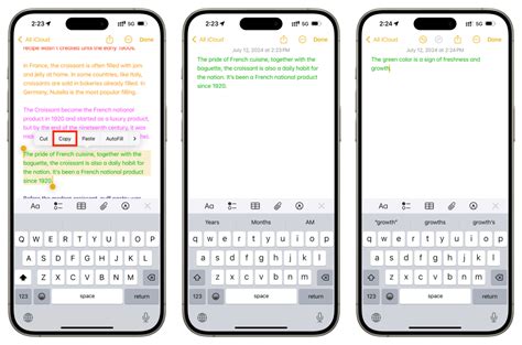 how to add colored text in notes on iphone ipad and mac