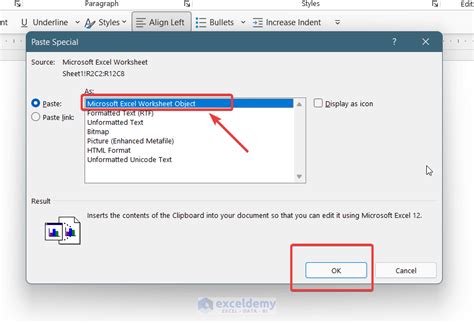 How To Insert An Excel Spreadsheet Into Word 4 Easy Methods
