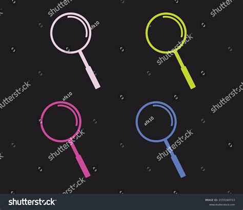 Vector Image Magnifying Lens Used By Stock Vector Royalty Free Shutterstock