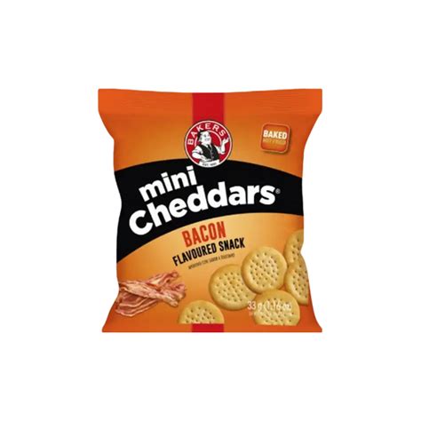 Bakers Mini Cheddars 33g Assorted