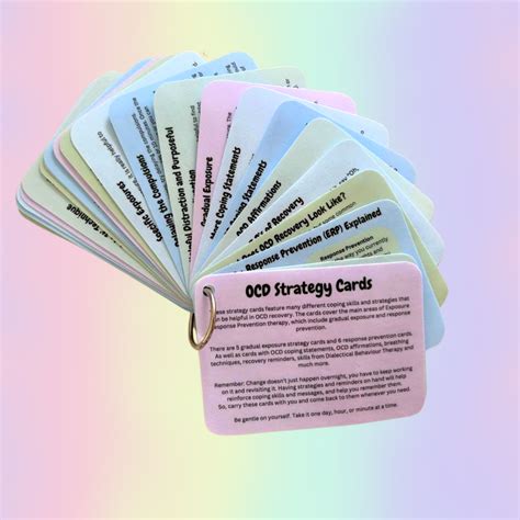Ocd Strategy Cards For Your Mind Boxes