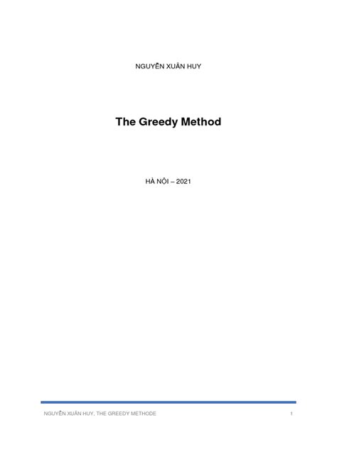 greedy pdf
