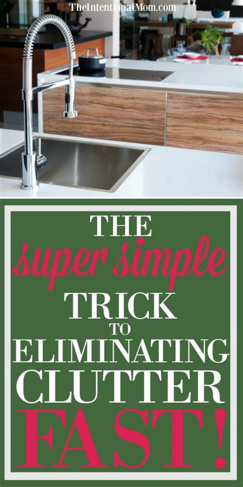 The Super Simple Trick To Eliminating Clutter FAST