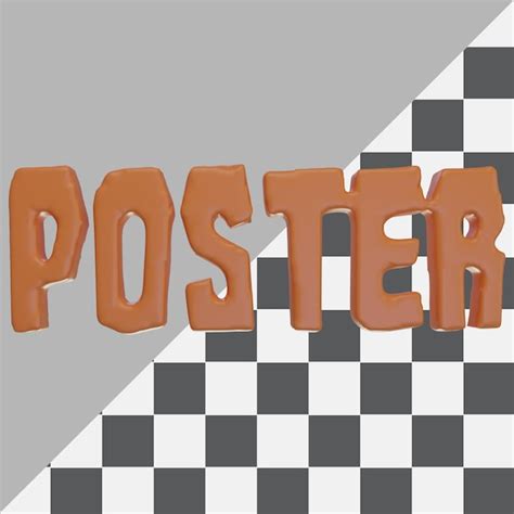 Premium Psd 3d Text Rendering Typography