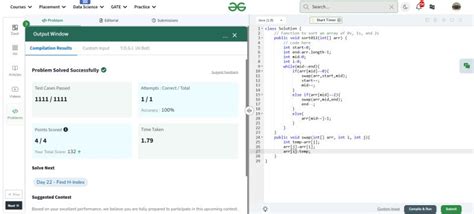 Geeksforgeeks Dsa Java Problemsolving Codingchallenge 100daysofcode Aryan Chaudhary