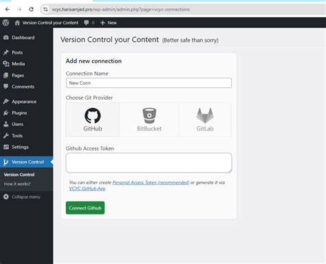 Version Control Your Content Wordpress Plugin