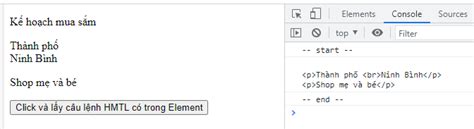 Innerhtml Trong Javascript