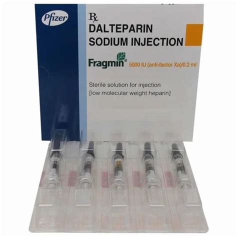 Fragmin 5000 Iu Injection At ₹ 803piece Pharmaceutical Injections In