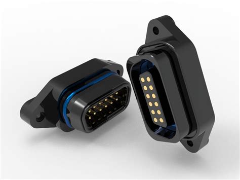 12 Pin Electrical Connector Ip67 For High End Pcb Johoty