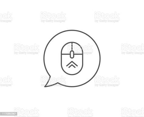 마우스 라인 아이콘을 위로 스 와이프합니다 스크롤 화살표 기호입니다 방문 페이지 스크롤 벡터 0명에 대한 스톡 벡터 아트 및 기타 이미지 Istock