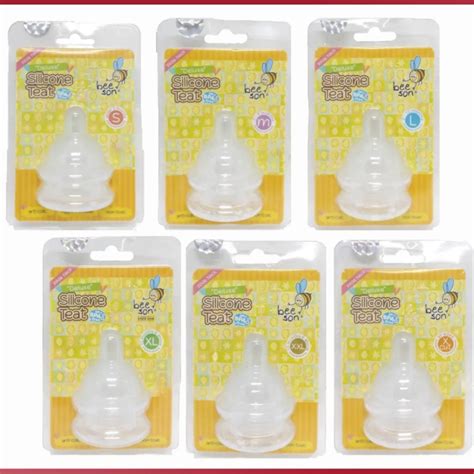 Beeson Wide Neck Silicone Teat 80155 Sml Xlxxlx 2pcspack