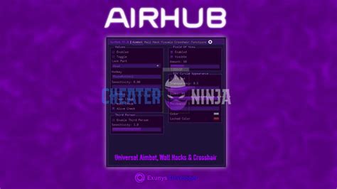Arsenal Air Hub Script Roblox Mobile Gui Cheater Ninja