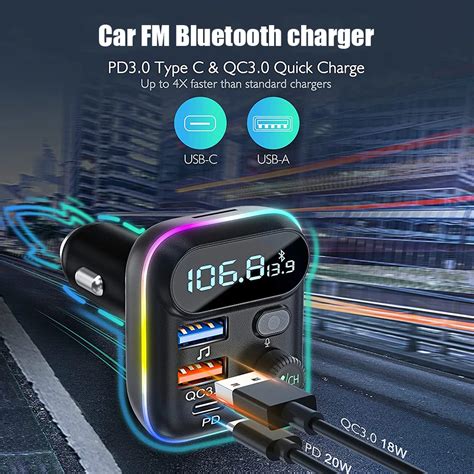 블루투스리시버 블루투스수신기 Aux블루투스 차량용 블루투스 50 Fm 송신기 Qc30 티몬
