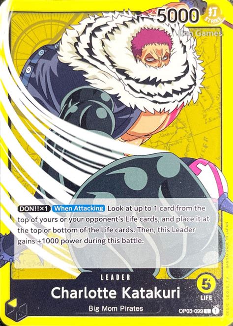 Op03 099 Charlotte Katakuri Leader Card Don Games