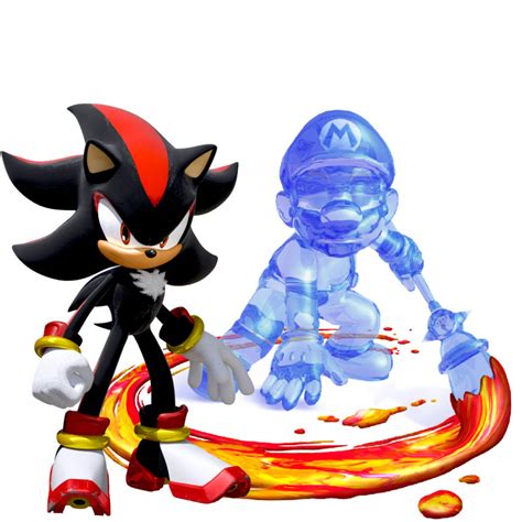 Shadow And Shadow Mario Sonicmario By Ebotizer On Deviantart