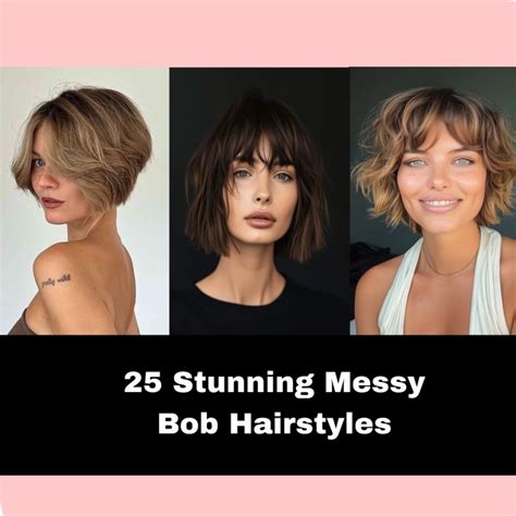 25 Stunning Messy Bob Hairstyles Fabbon