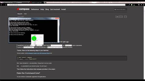 Quick Sass And Compass Installation On Windows Youtube