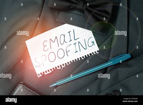 Writing Displaying Text Email Spoofing Business Overview Secure The Access And Content Of An