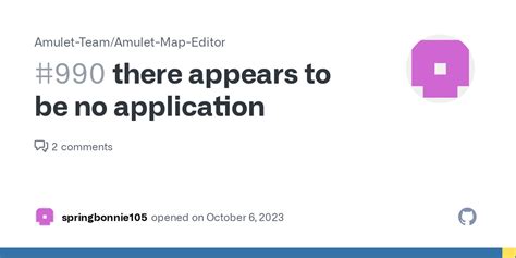 There Appears To Be No Application Issue Amulet Team Amulet Map Editor GitHub